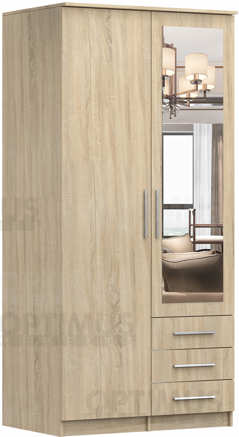 Szantal 2D | Drēbju skapis | OPTIMUS MĒBELES
